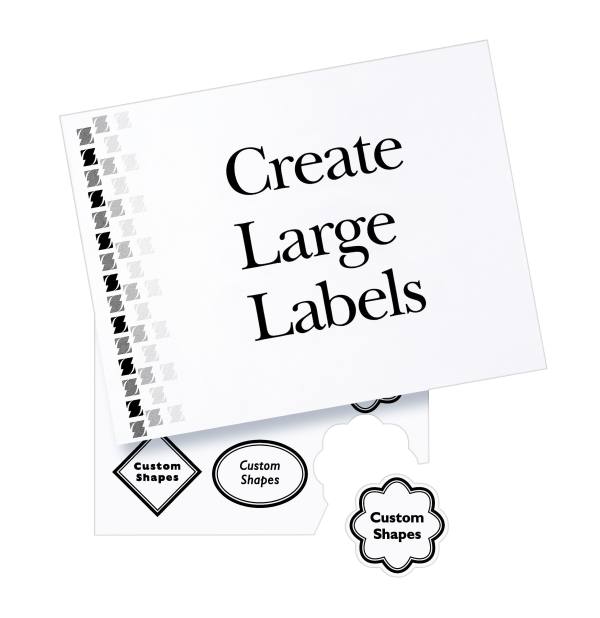 Avery® Full-Sheet Shipping Labels, 8-1/2" x 11", White, 100 Blank ...