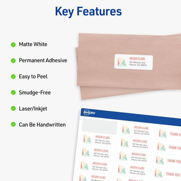 Easy Peel® Address Labels with Sure Feed® 18160 | Avery