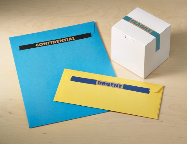 Avery Wraparound Labels Permanent Adhesive 5/8" x 7-1/2", 300 Labels ...
