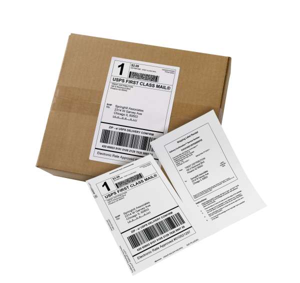 Avery Shipping Labels Paper Receipts 5-1/16" x 7-5/8", 500 Labels ...