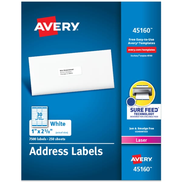 Easy Peel® Address Labels with Sure Feed® 45160 | Avery.com