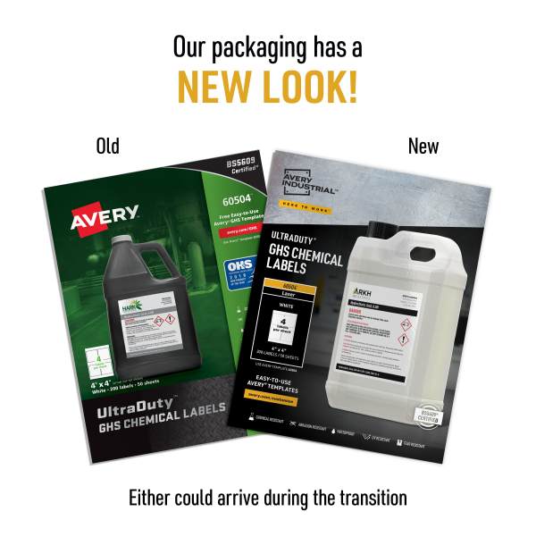 UltraDuty® GHS Chemical Labels 60504 | Avery.com