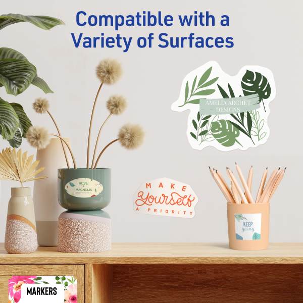 Avery DIY Polyester Sticker Paper, Removable 61512 | Avery