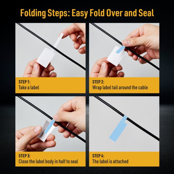 Cable Labels, P-Style, 1.02" x 3.3", Assorted 61541 | Avery.com