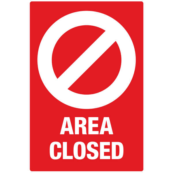 Area Closed Preprinted Table and Chair Decals 83071 | Avery.com