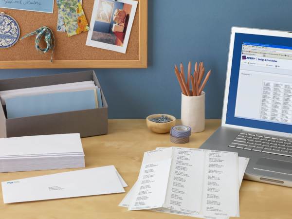 Avery® Easy Peel® Address Labels with Sure Feed®, 1" x 2-5/8", White ...