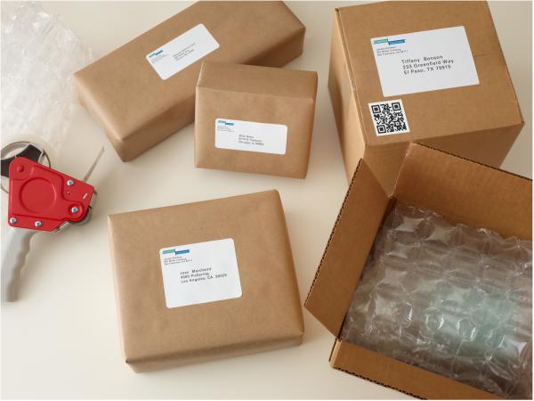 Avery® Full-Sheet Shipping Labels, 8-1/2" x 11", White, 100 Blank ...