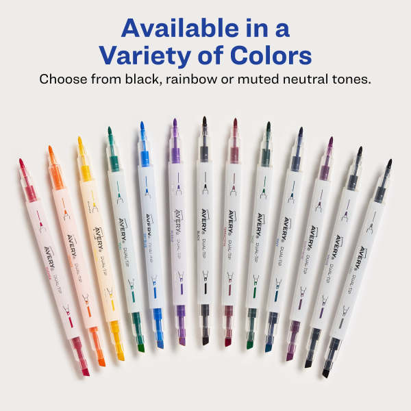 Avery Dual Tip Markers | Avery.com