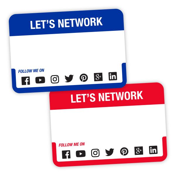 Let's Network Name Tag 44615 | Avery