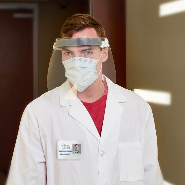 Avery® Name Badges with Clips, 2-1/4" x 3-1/2", Clear Holders with ...