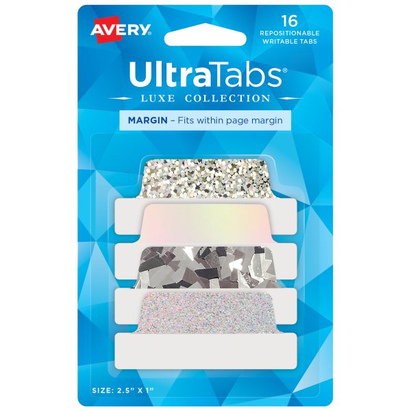 Ultra Tabs Luxe Collection Margin Tabs 74179 | Avery.com