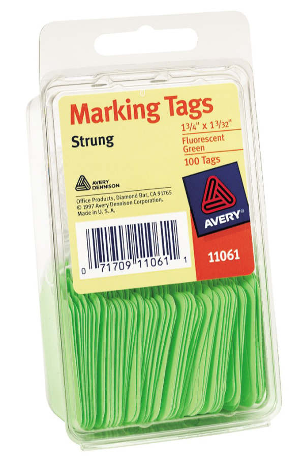 Avery Marking Tags Strung 100 Tags (11061) | Avery.com