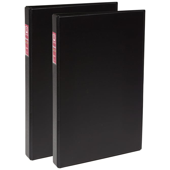 1" Legal-Size Durable 3 Ring Binders, Round Rings, 8-1/2" x 14", 175 ...