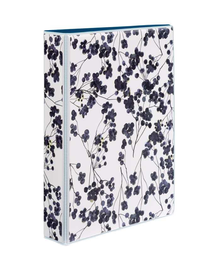 Avery Mini Durable Style Binder 175-Sheet Capacity Painted Floral ...