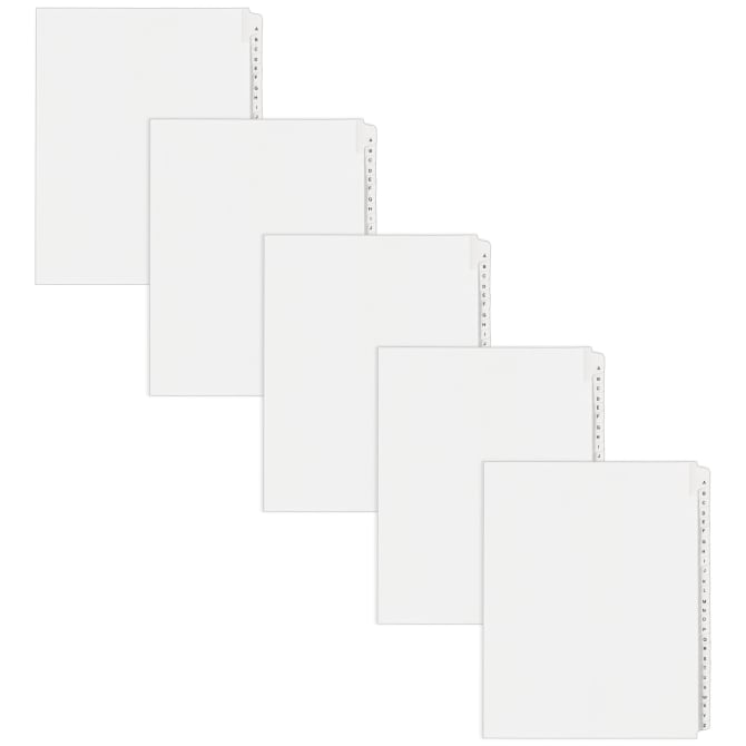 Avery® A-Z Legal Exhibit Dividers for 3 Ring Binders, 25-Tab Sets ...