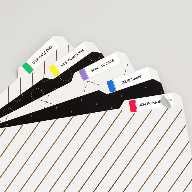 Avery® Ready Index® Easy Edit 8 Tab Binder Dividers, Multicolor Tabs, 6 ...