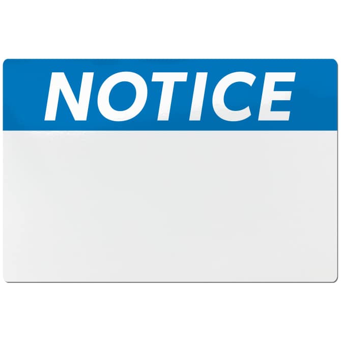Avery ANSI Notice Header Sign Labels for Thermal Transfer Printers, 4 ...
