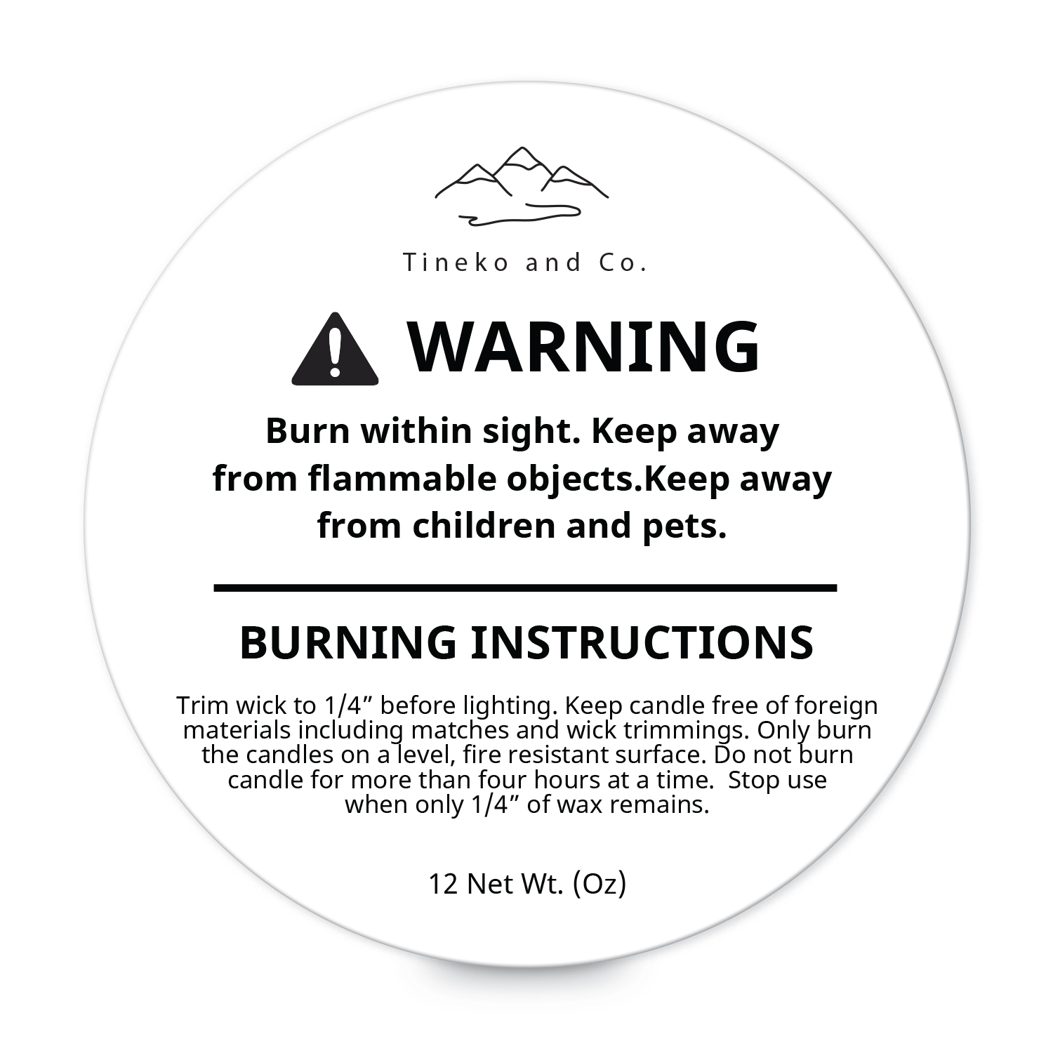 Printable Candle Warning Labels Lupon gov ph