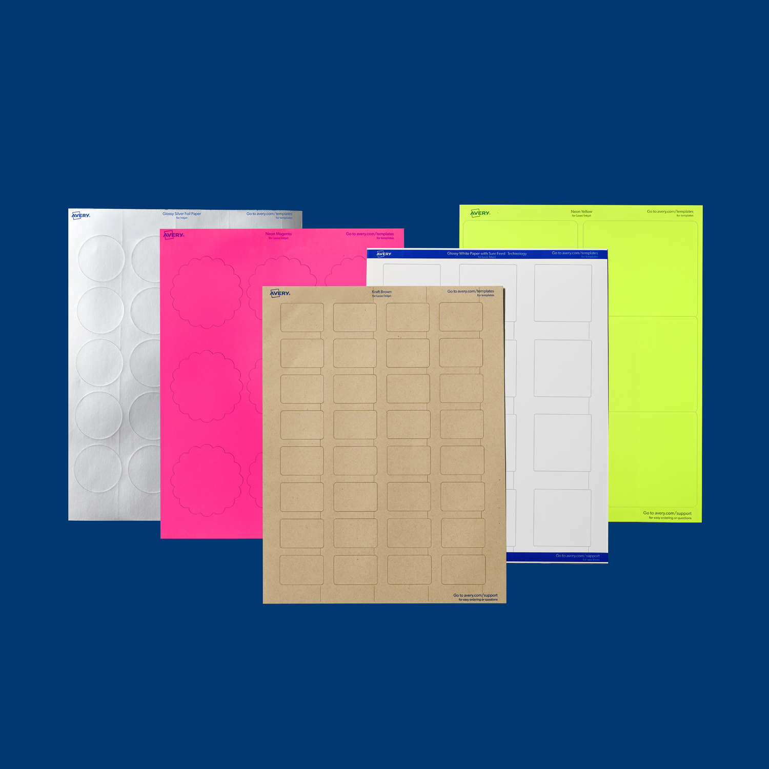 Blank Labels by the Sheet -Printable Labels Online | Avery.com