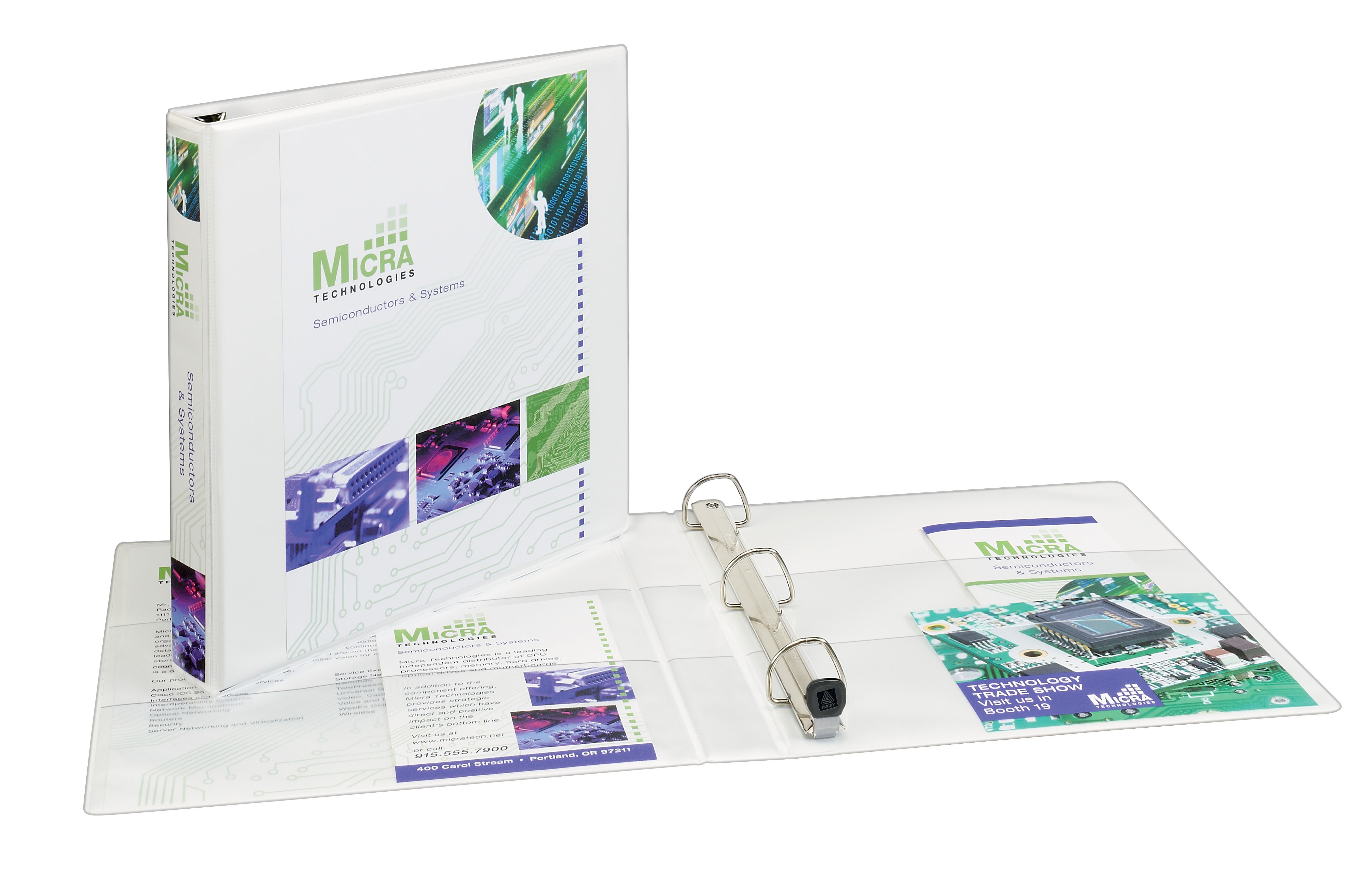 Avery Extra-Wide Heavy-Duty View Binder 275-Sheet Capacity, White (1318 ...