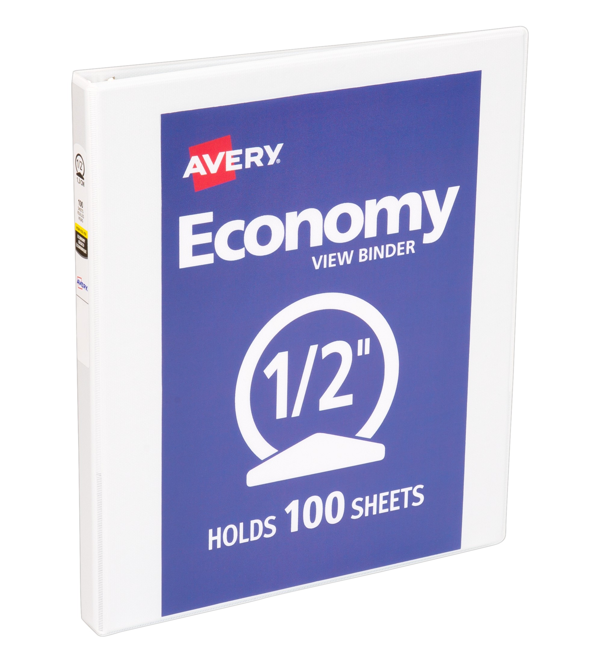 Avery Economy View Binder 100-Sheet Capacity, White (05706) | Avery.com