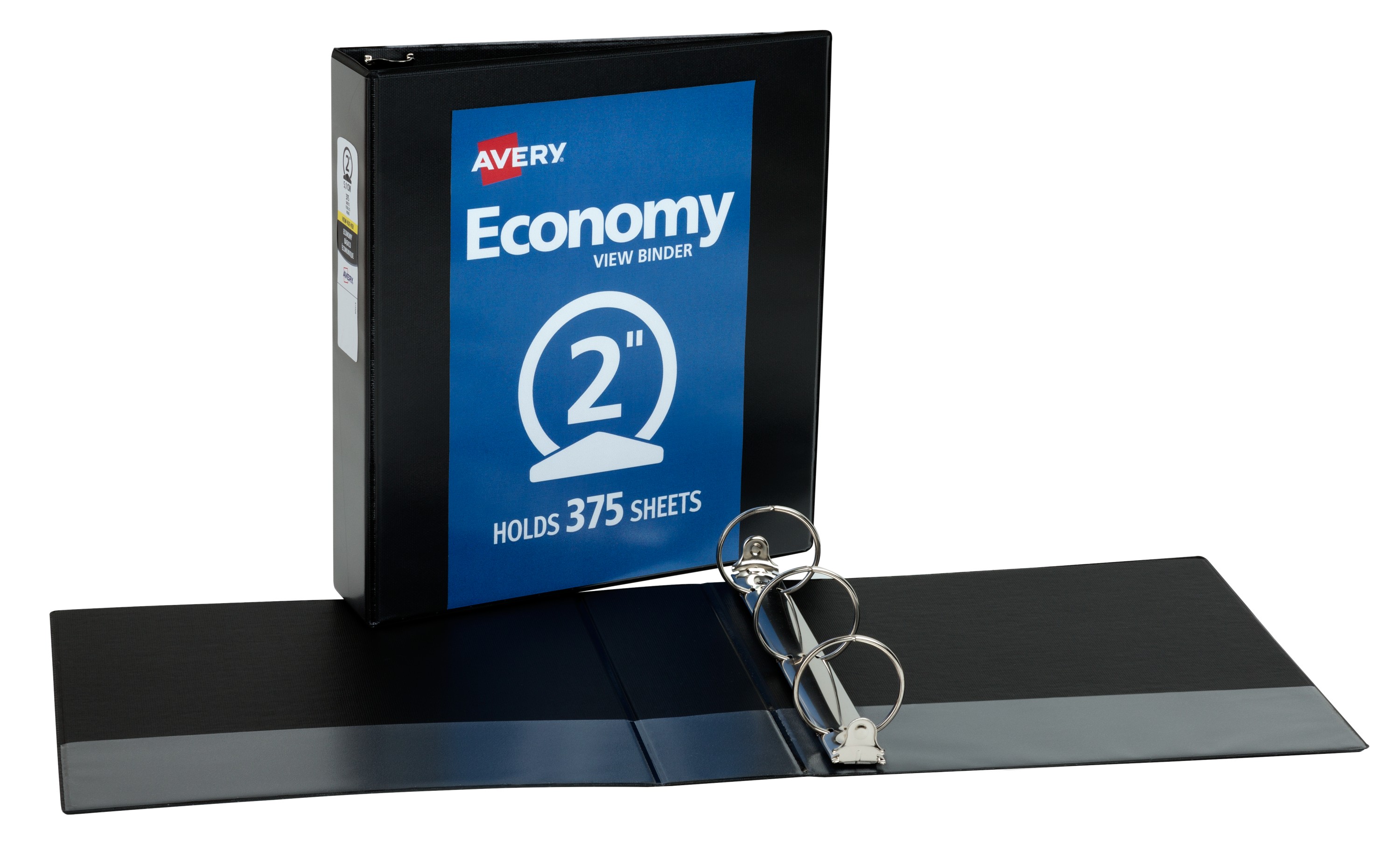 Avery Economy View Binder 375-Sheet Capacity Black (19205) | Avery.com
