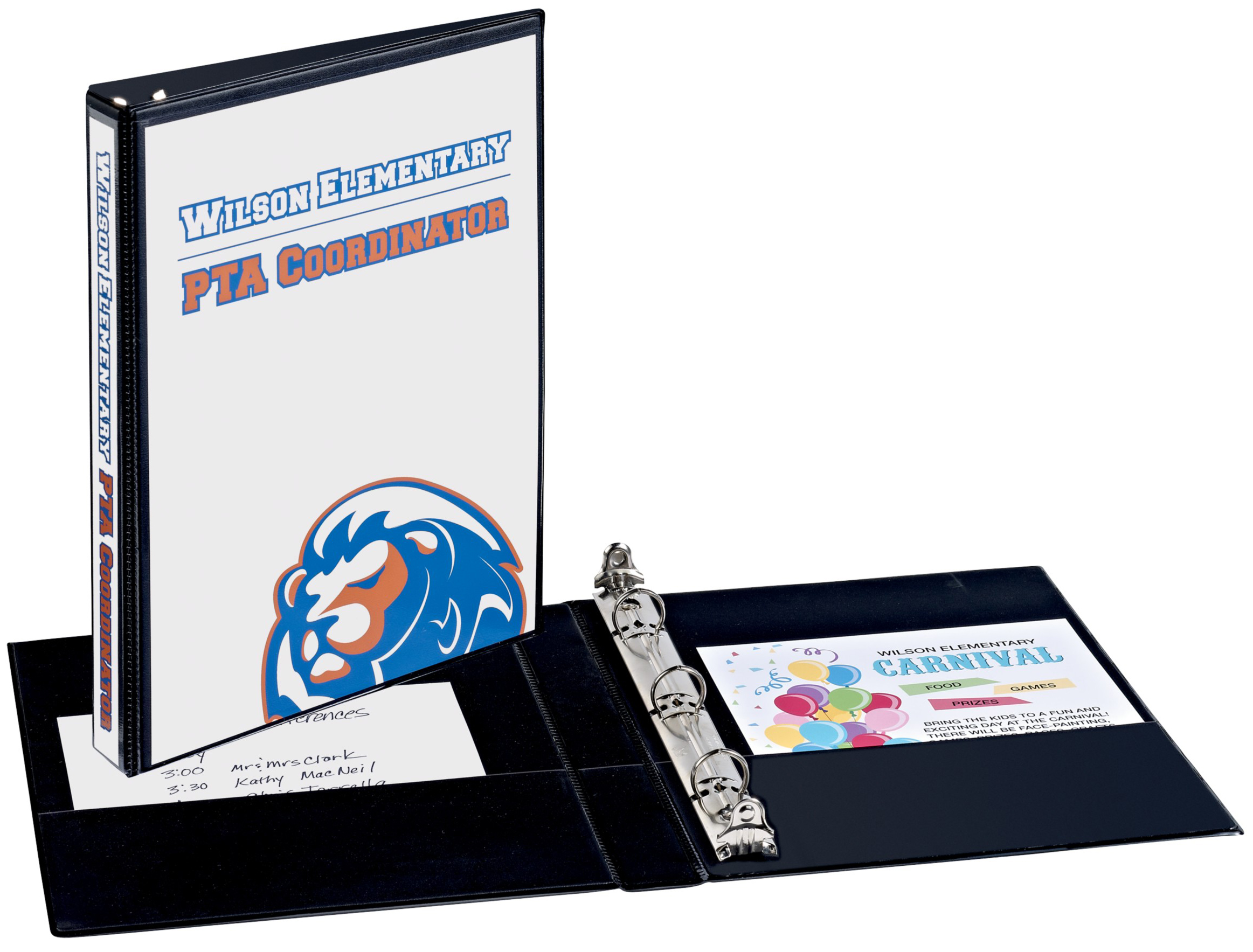 Avery Mini Durable View Binder 100-Sheet Capacity Black (27725) | Avery.com