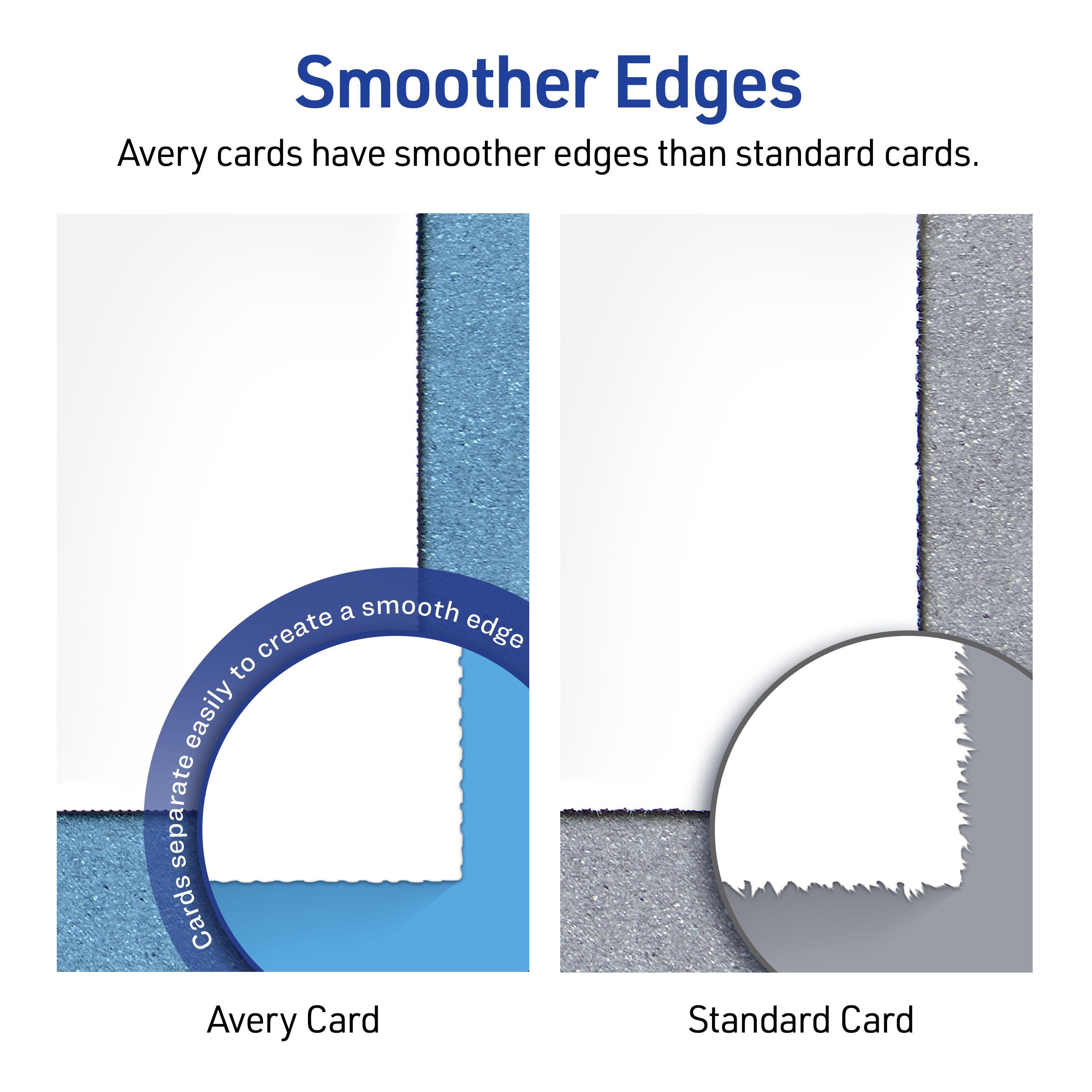 50 Embossed Tent Cards, Place Cards 3-1/2" x 11" (5309) | Avery.com | Avery