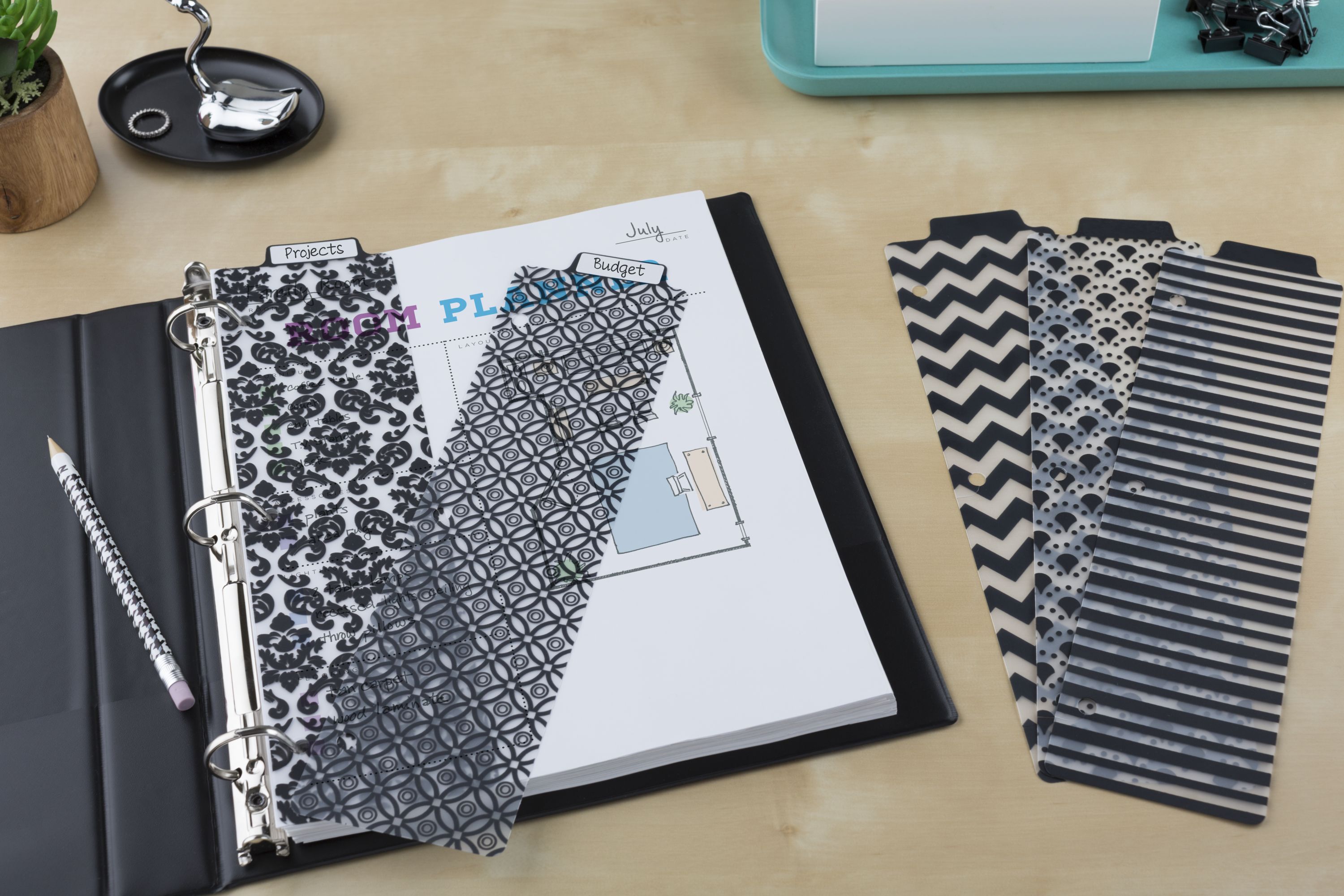 Avery Snap-In Plastic Bookmark Dividers Assorted Designs (24930 ...