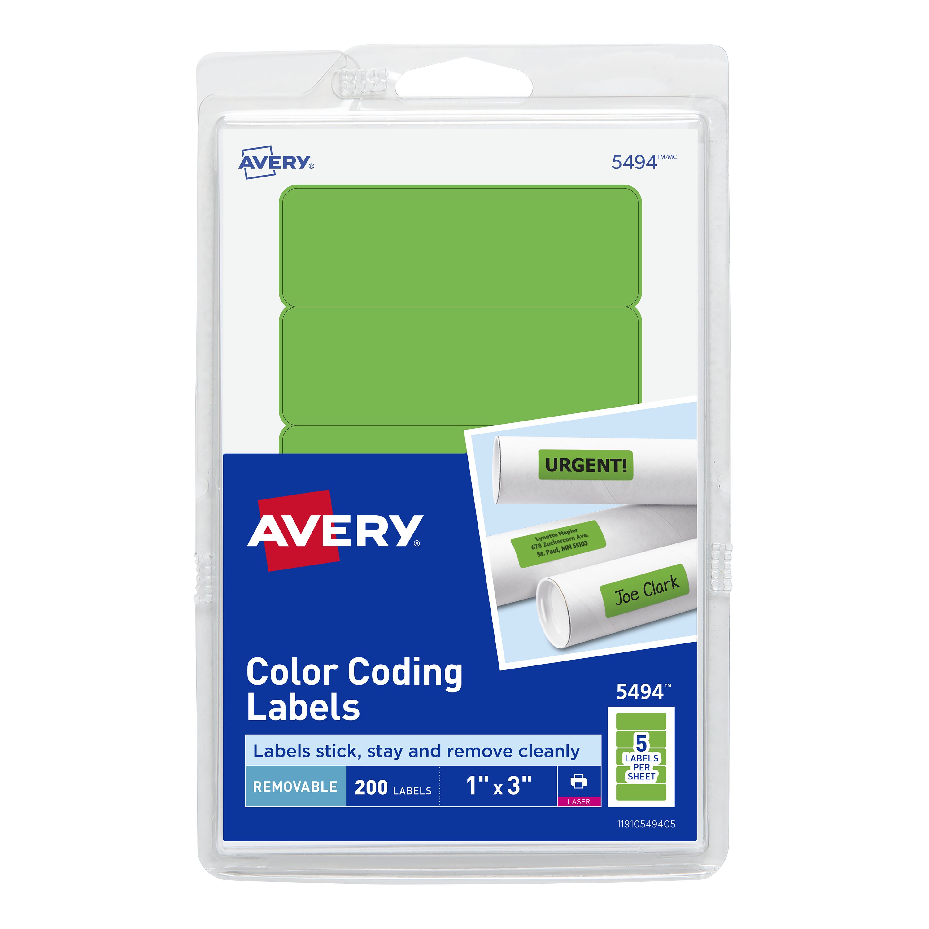 Removable Color-Coding Labels 5494 | Avery | Avery