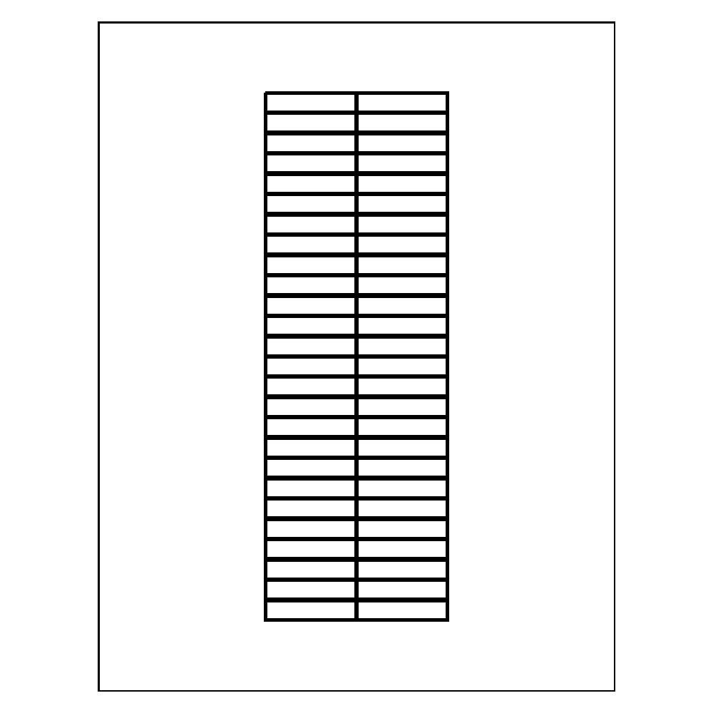 Template for Avery 11102 Tab Inserts for Dividers, 5-Tab | Avery.com