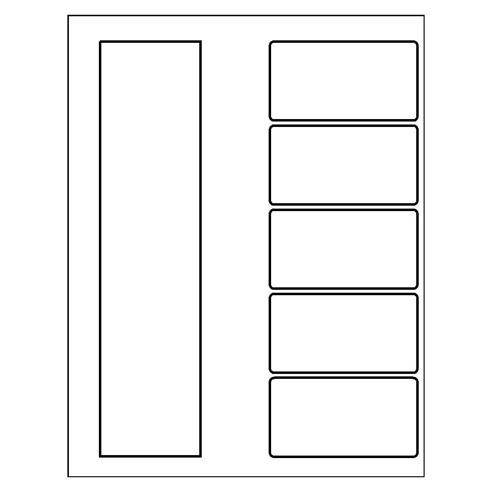Template for Avery 11130 Ready Index Table of Contents, 5-Tab | Avery.com
