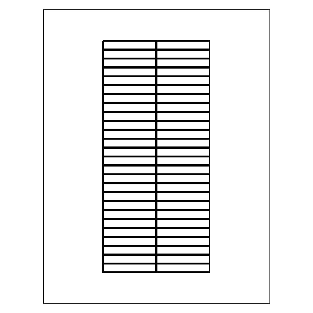 Template for Avery 11270 Tab Inserts for Pocket Dividers, 5-Tab | Avery.com