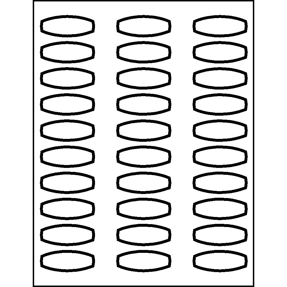 Template for Avery 14434 Big Tab White Label Dividers, 5-Tab | Avery.com