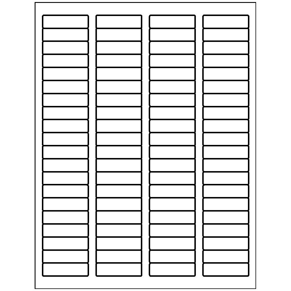 Template for Avery 18167 Return Address Labels 1/2" x 1-3/4" | Avery.com