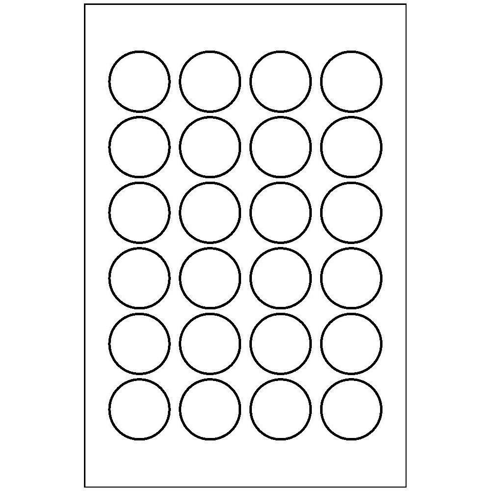 Template for Avery 2102 Print or Write Multi-Use Labels 3/4" | Avery.com