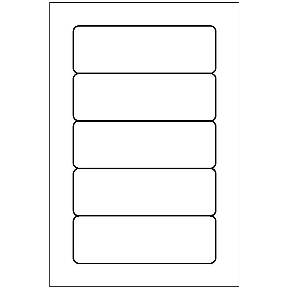 Template for Avery 2217 Print or Write Multi-Use Labels 1" x 3" | Avery.com