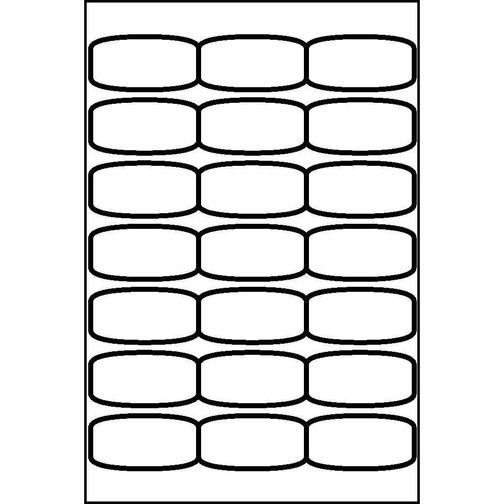 Template for Avery 24901 Big Tab Ultralast Plastic Dividers, 8-Tab ...
