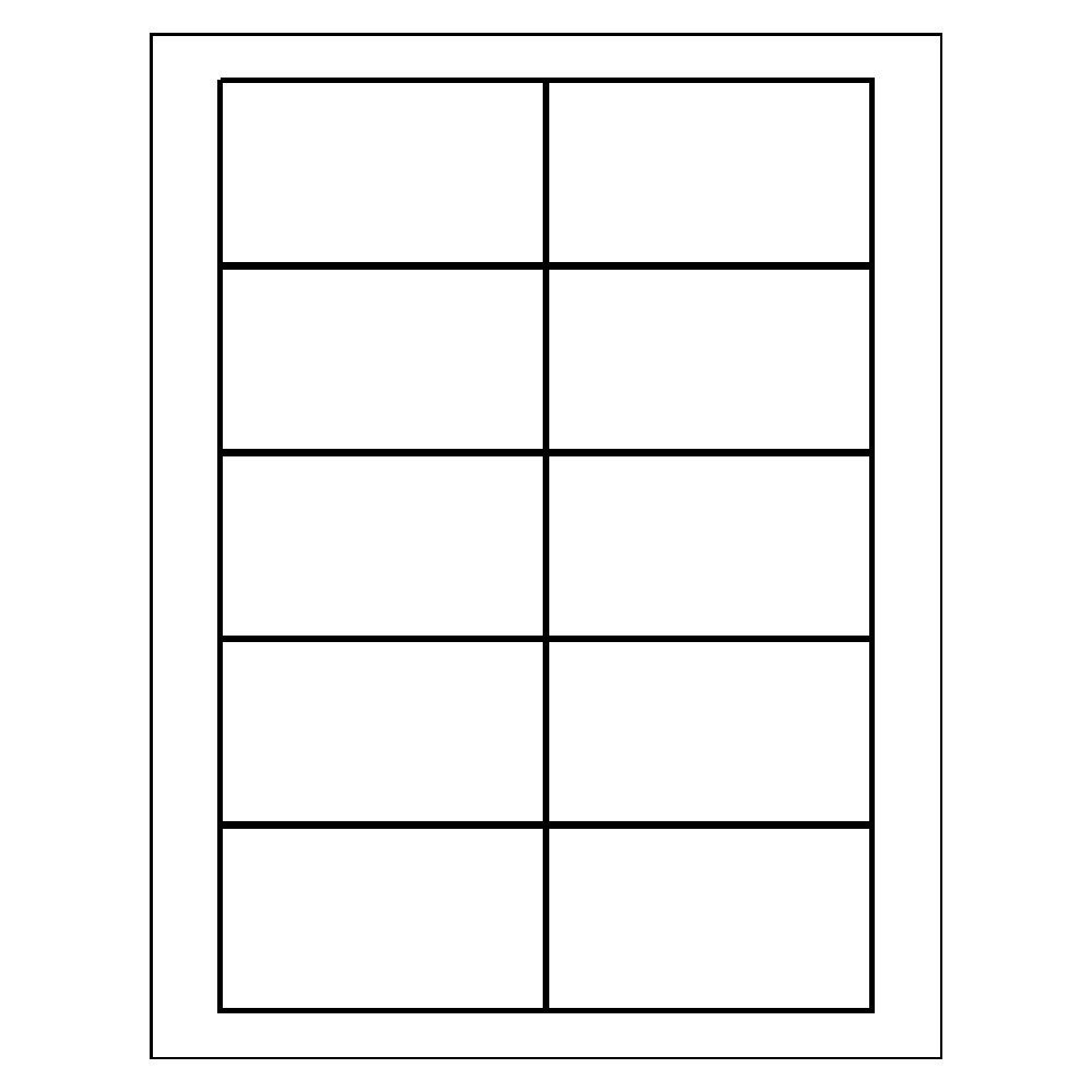 Template for Avery 28877 Business Cards 2" x 3-1/2" | Avery.com