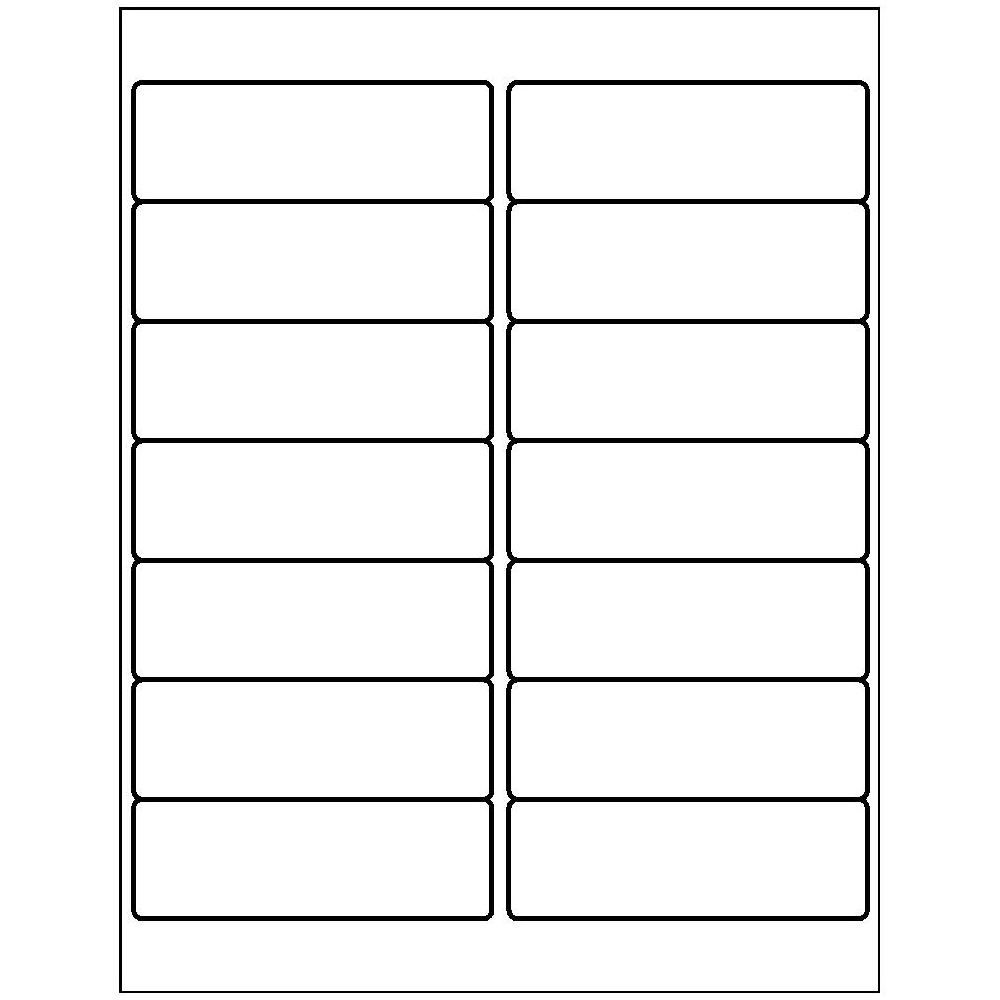 Template for Avery 48862 Address Labels 1-1/3" x 4" | Avery.com