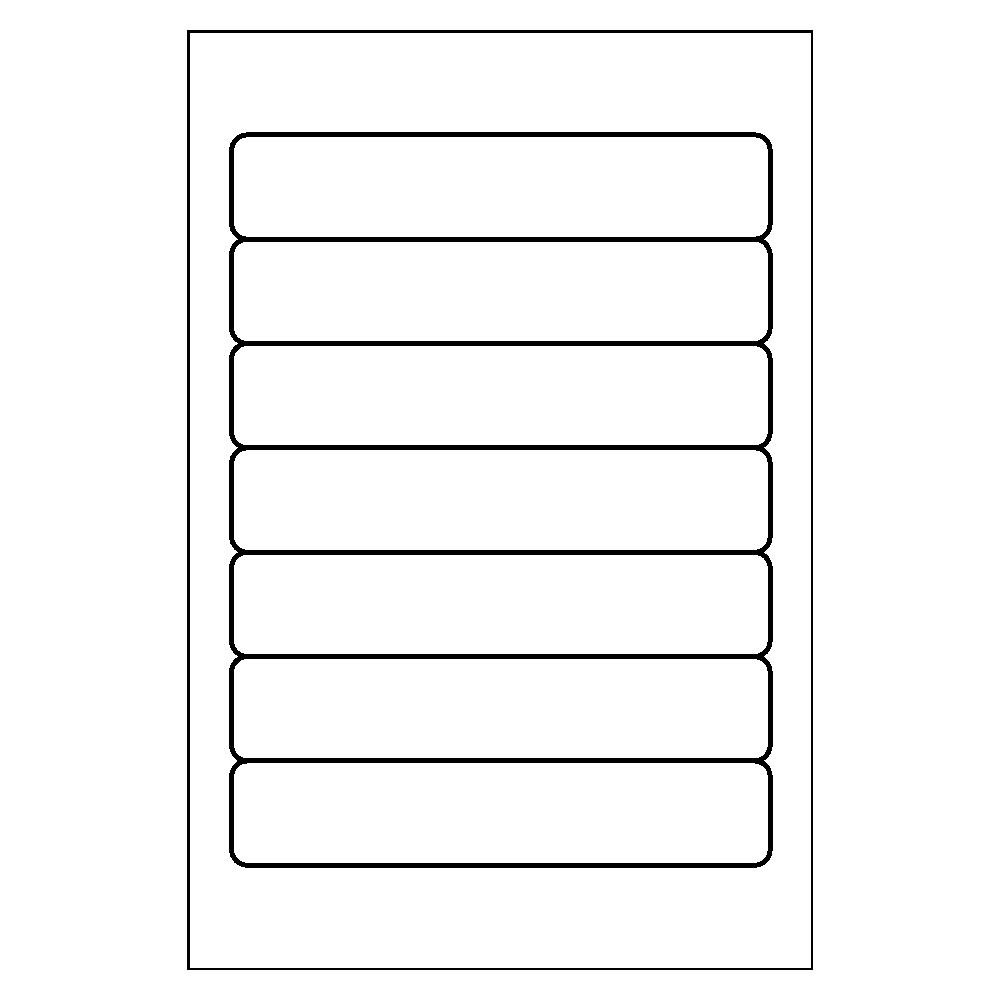 Template for Avery 5209 Print or Write File Folder Labels 2/3" x 3-7/16 ...