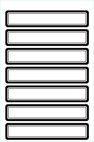 Template for Avery 5212 Rectangle Labels 5/8" x 3-1/2" | Avery.com