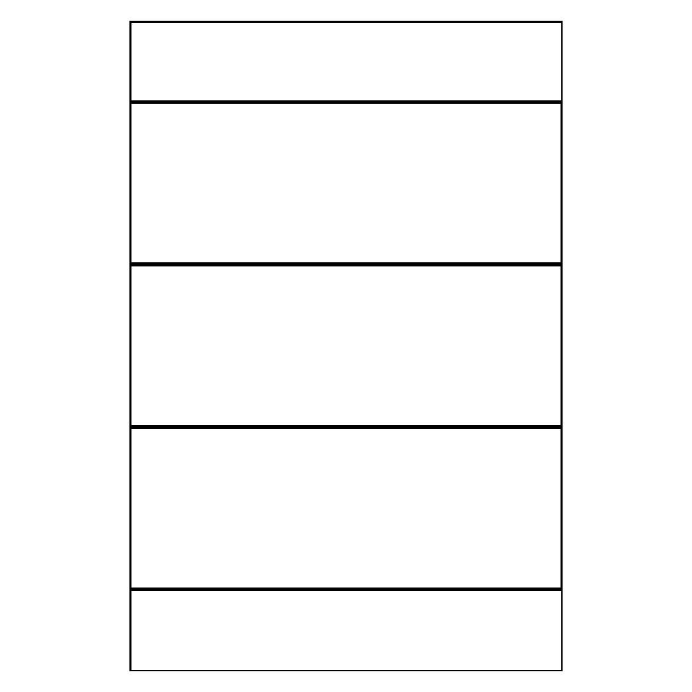Template for Avery 5452 Print or Write Multi-Use Labels 1-1/2" x 4 ...