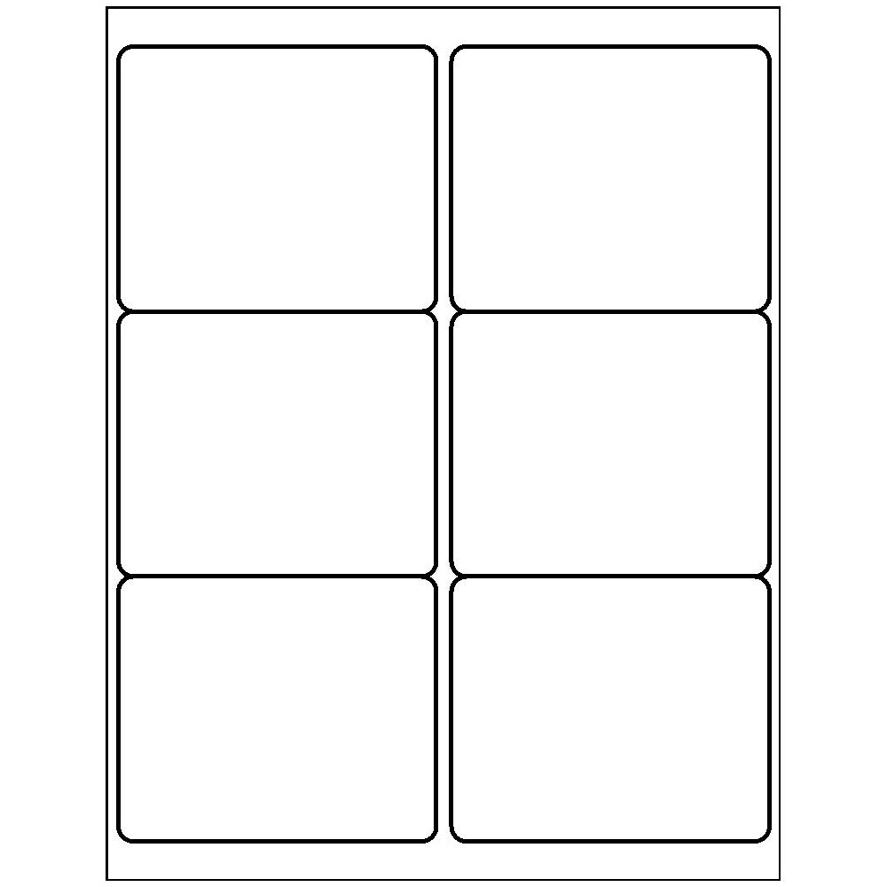 Template for Avery 55464 Shipping Labels 3-1/3" x 4" | Avery.com