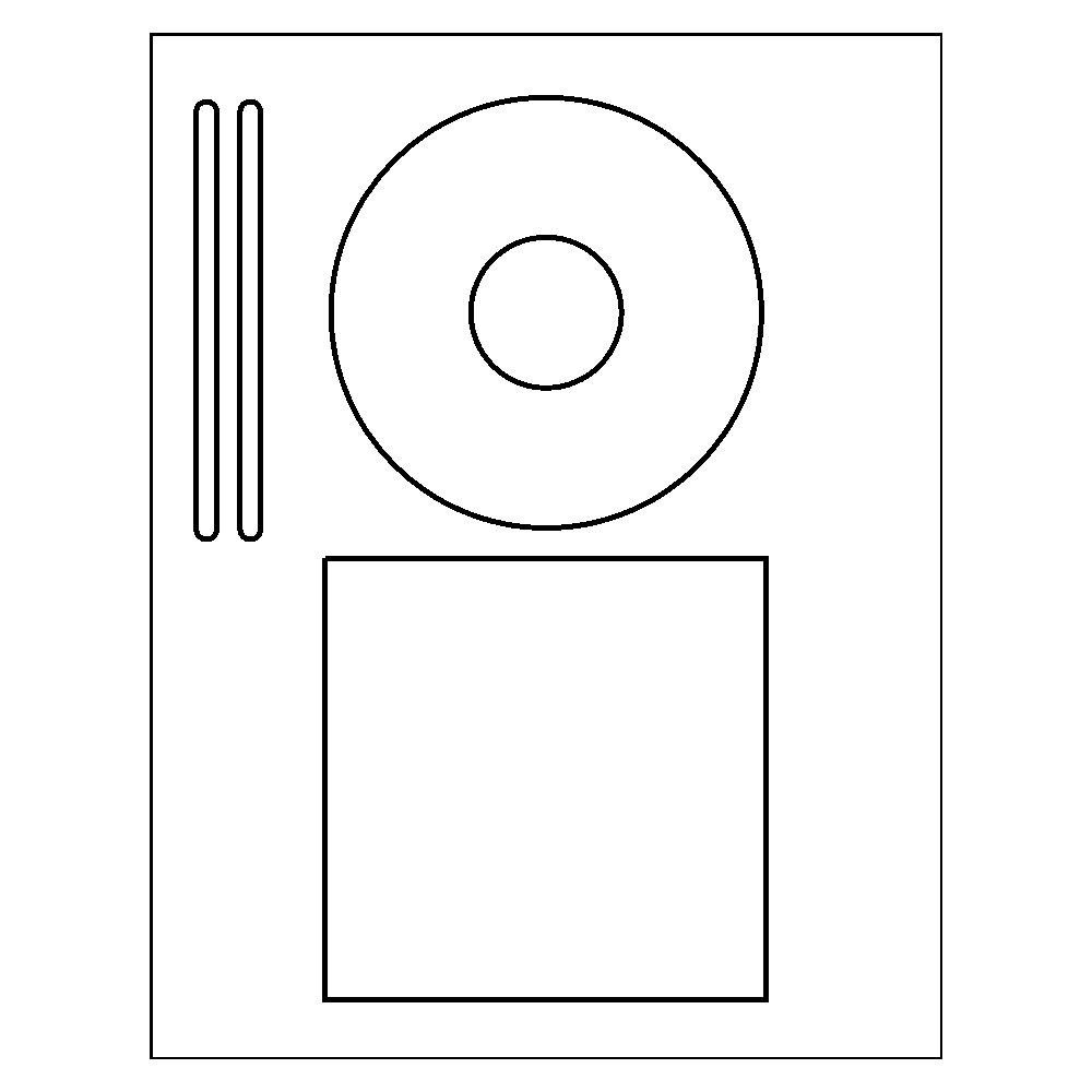 Template for Avery 5696 CD/DVD Label Insert Combo Sheet | Avery.com