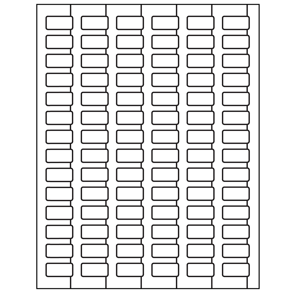 Template for Avery Presta® 60519 PermaTrack™ Metallic Asset Tag Labels ...