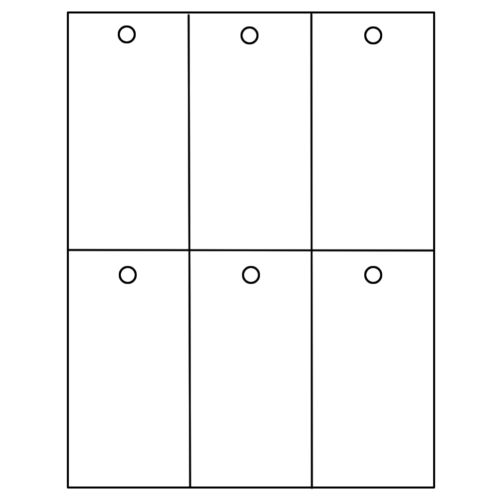 Template for Avery 62402 Printable Hang Tags, 5.5" x 2.83" | Avery.com