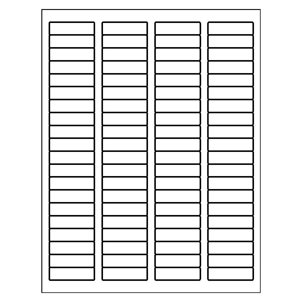 Template for Avery 6467 ID Labels 1/2" x 1-3/4" | Avery.com