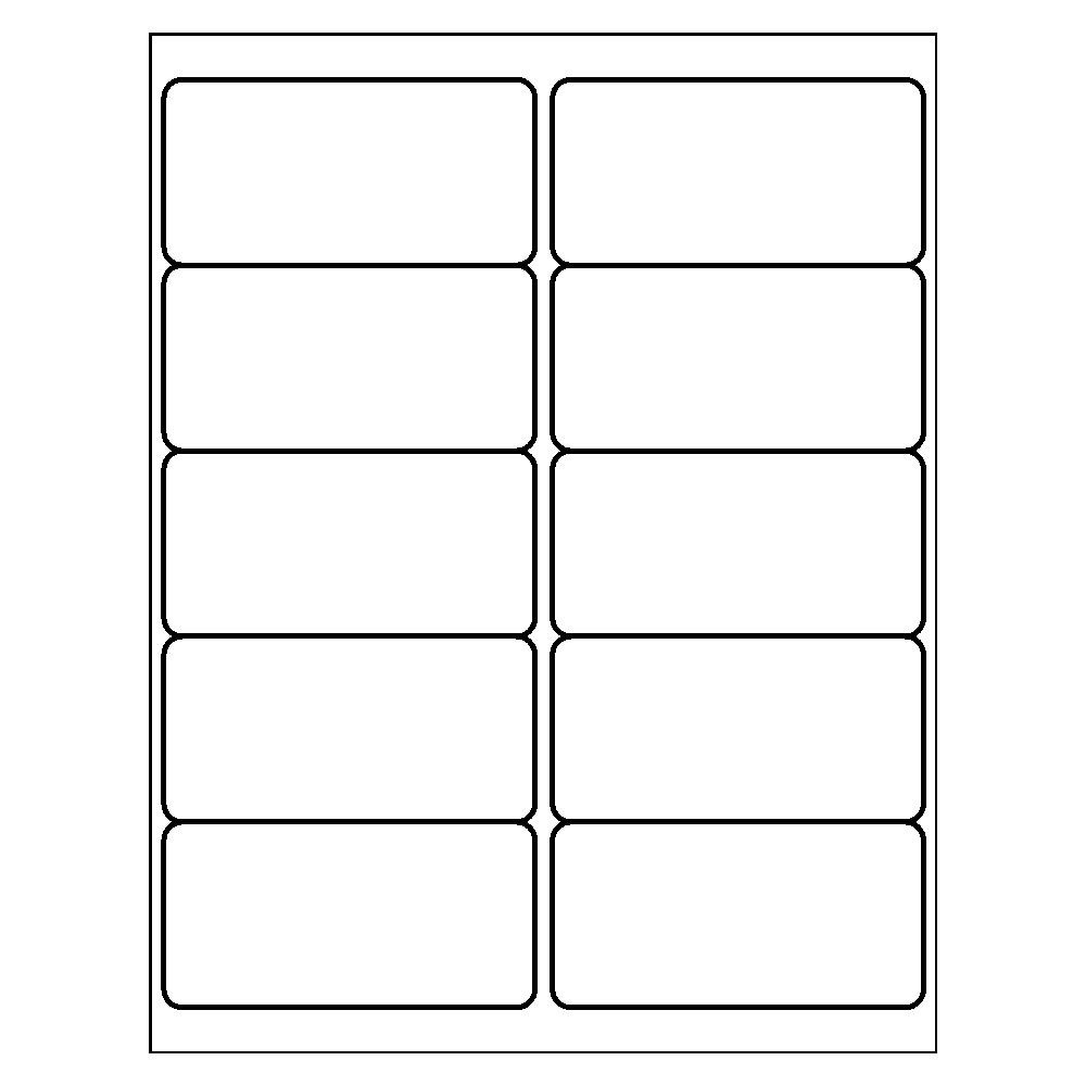 Template for Avery 6481 Neon Labels 2" x 4" | Avery.com