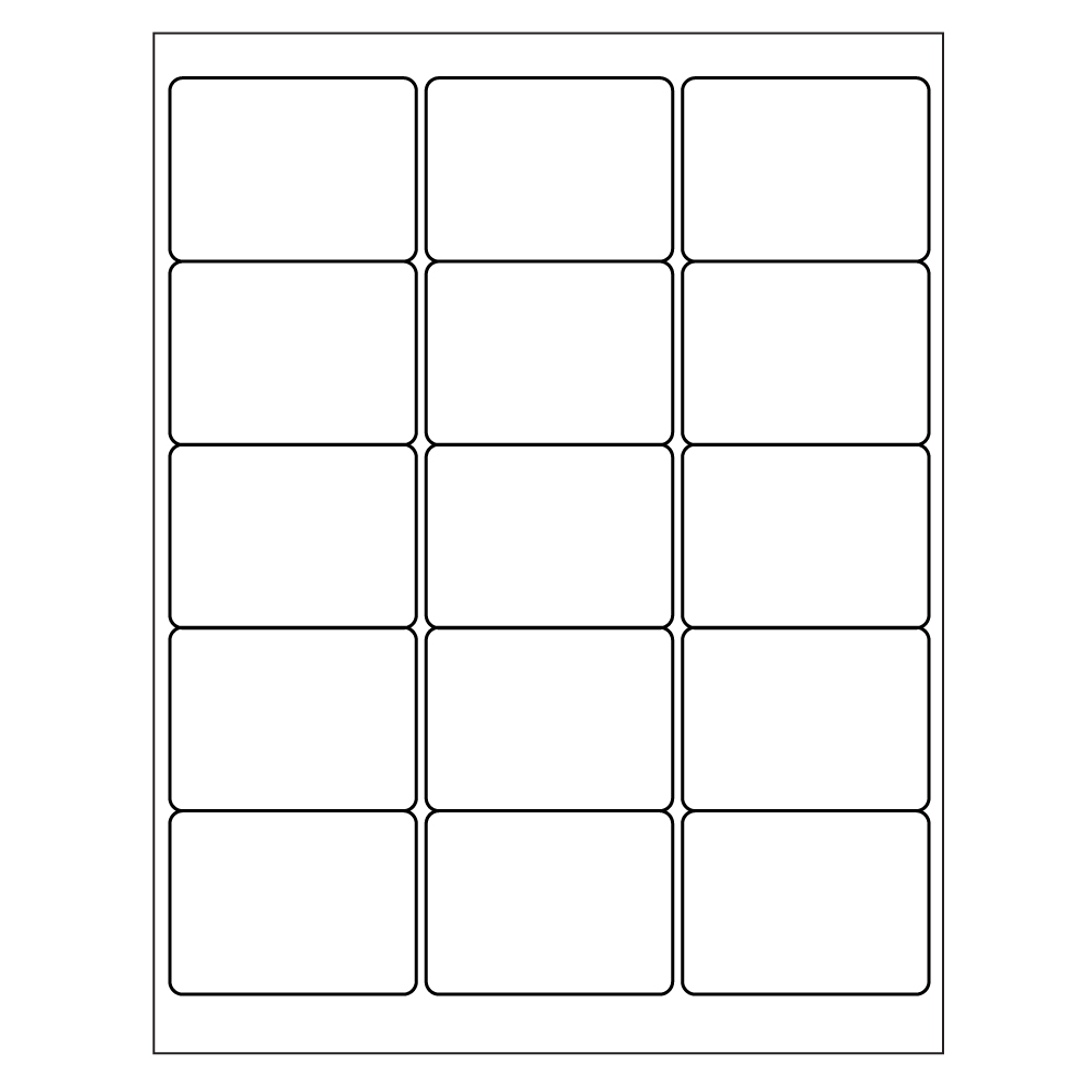 Template for Avery 6490 2-11/16" x 2" Diskette Labels on 8-1/2" x 11 ...